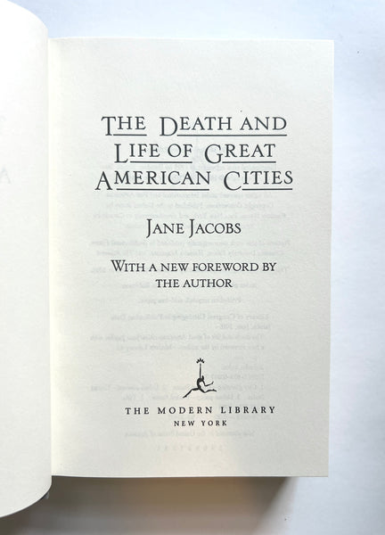 The Death and Life of Great American Cities – High Valley Books